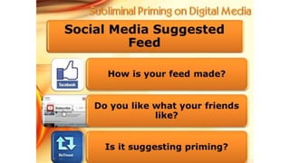 Social Psychology Subliminal Priming | PPTX