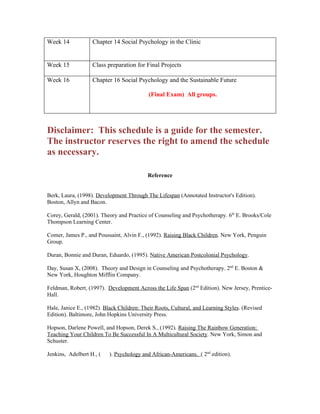 Social Psychology Syllabus Randolph | PDF