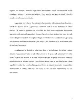 Social psychology video report | PDF