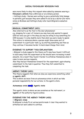 Social psych revision pack | PDF
