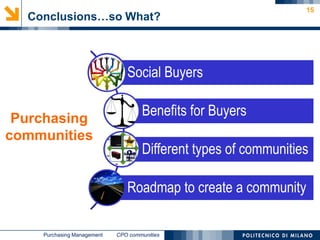 Social Purchasing Community | PPT