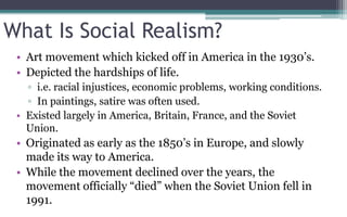 Social Realism Lecture | PDF
