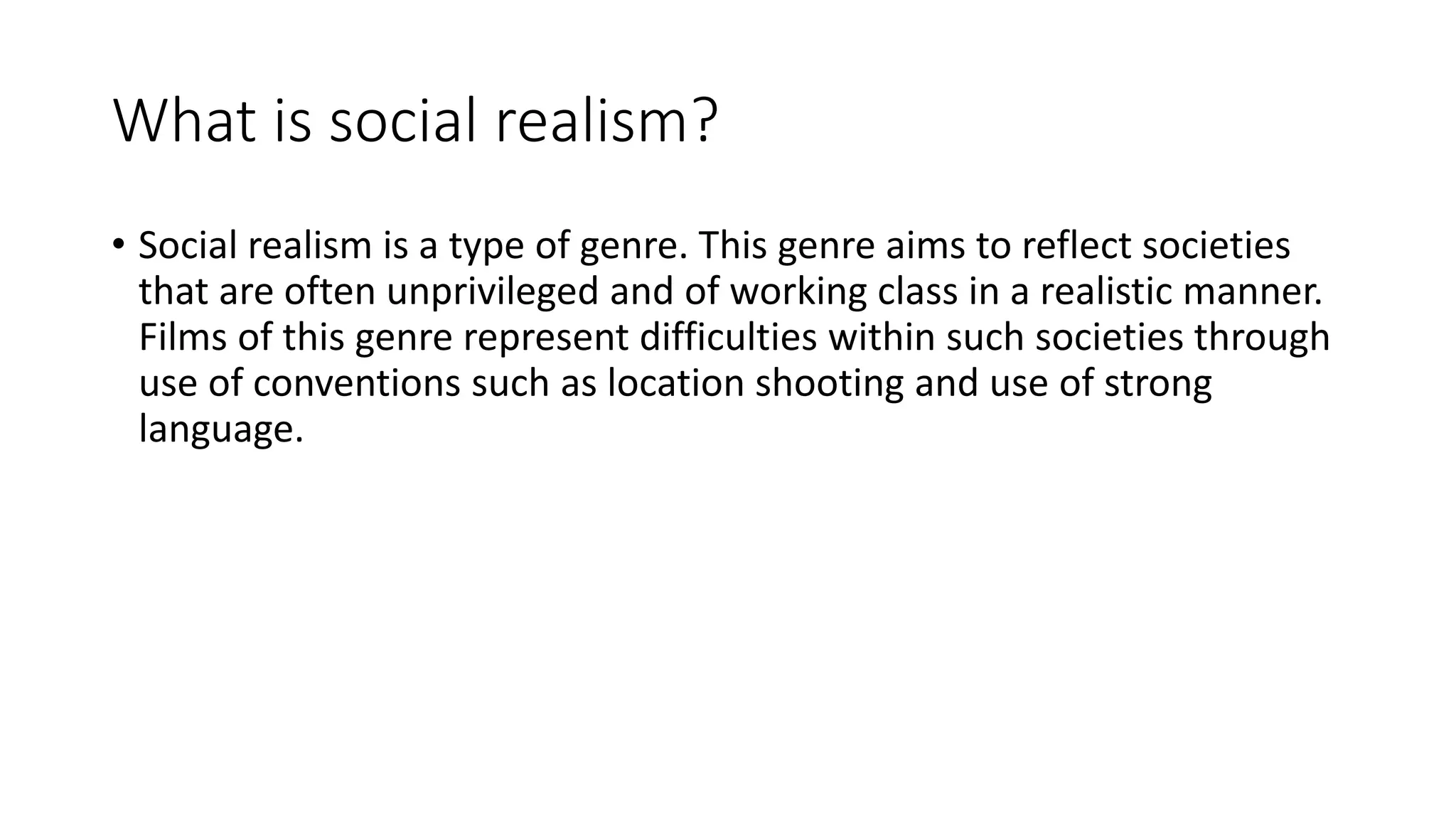 Social realism | PPT