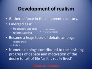 Social realism in the british context presentation | PPT