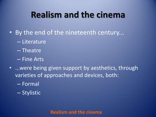 Social realism in the british context presentation | PPT