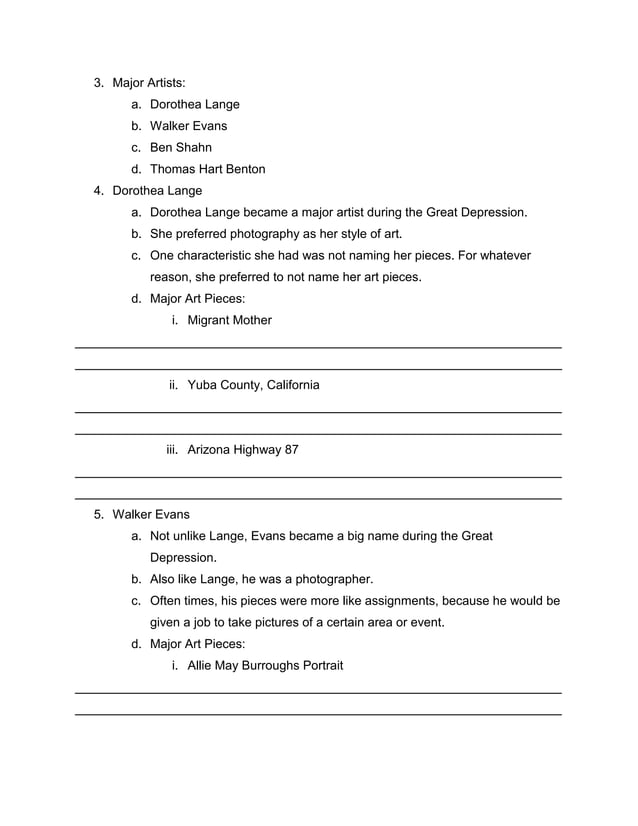 Social Realism Worksheet | DOCX | Modern Art | Fine Art