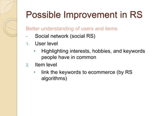 Social recommender system | PPT