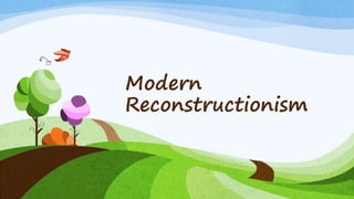 Educational Theories: Social Reconstructionism | PPTX