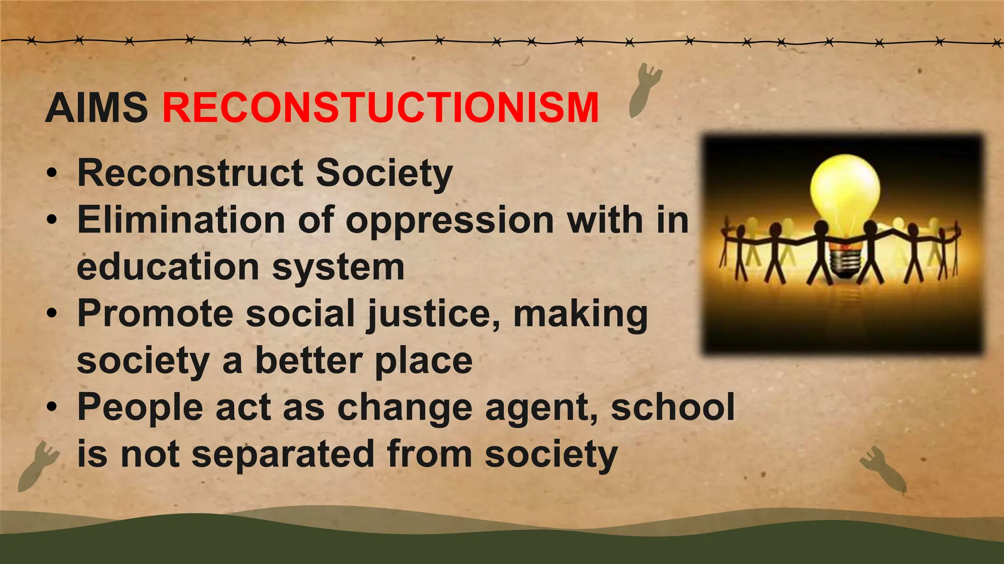 Social Reconstructionism in Education .pptx