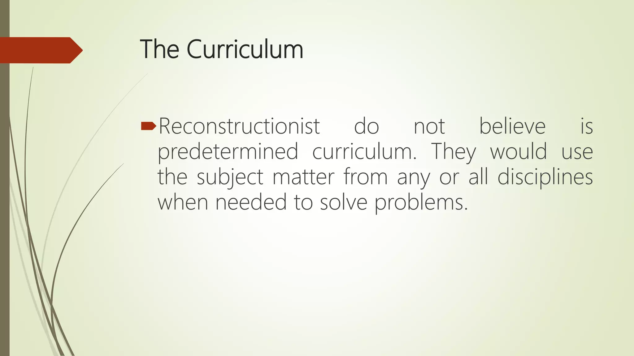 Social reconstructionism ppt | PPTX