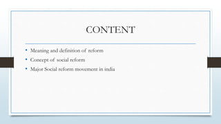SOCIAL REFORM MOVEMENT IN INDIA.pptx