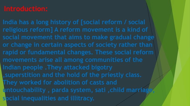 Social reform movements in India | PPT