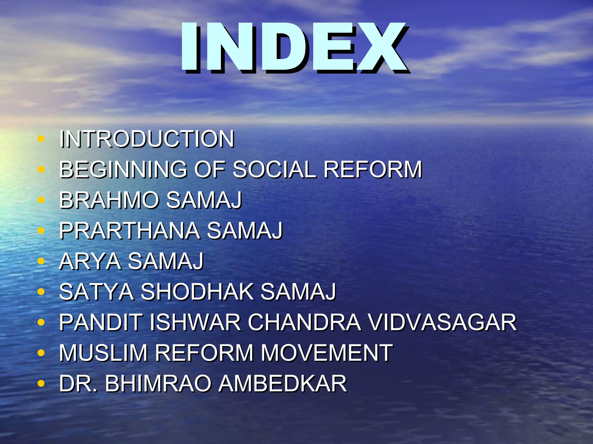 Social reform movements in india | PPT