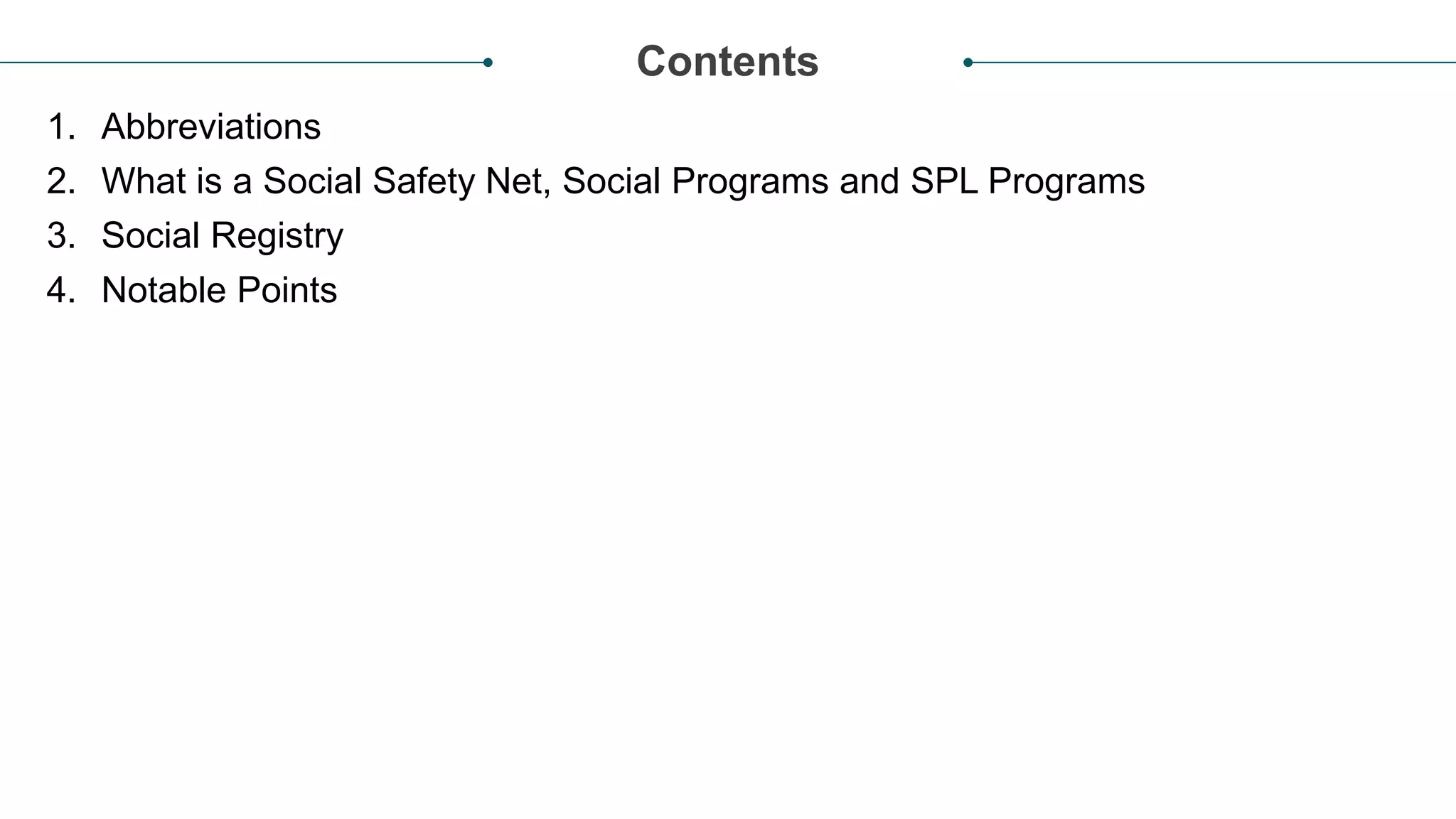 Social registries and management information system a prequel to ...