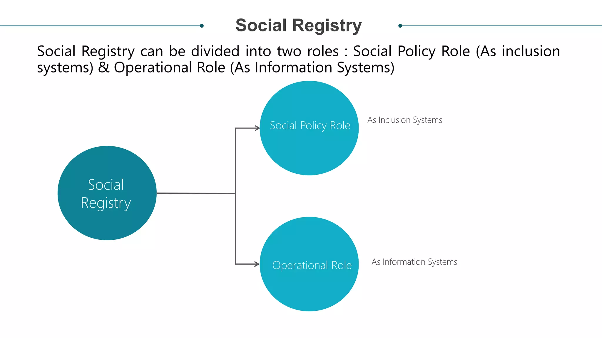 Social registries and management information system a prequel to ...
