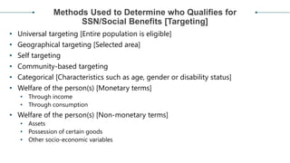 Social registries and management information system a prequel to ...