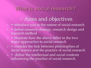 Social research | PPTX