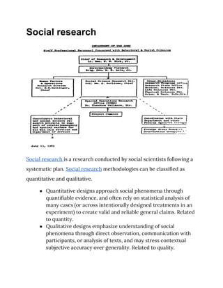 Social research | PDF