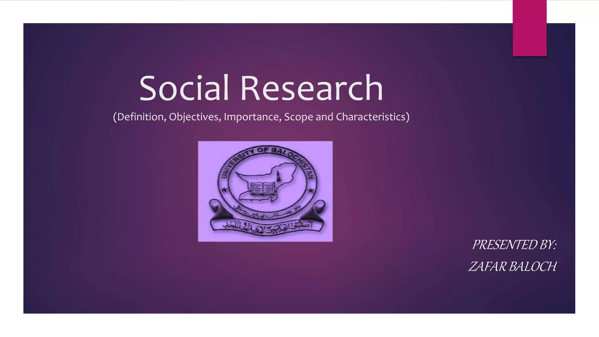 Social research | PPTX