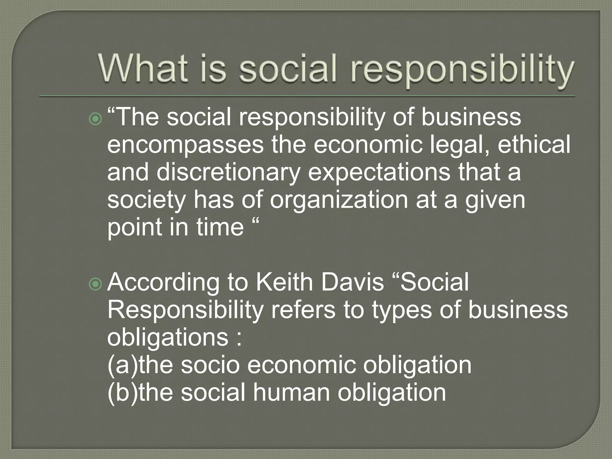 Social Responsibility PPT | PPTX