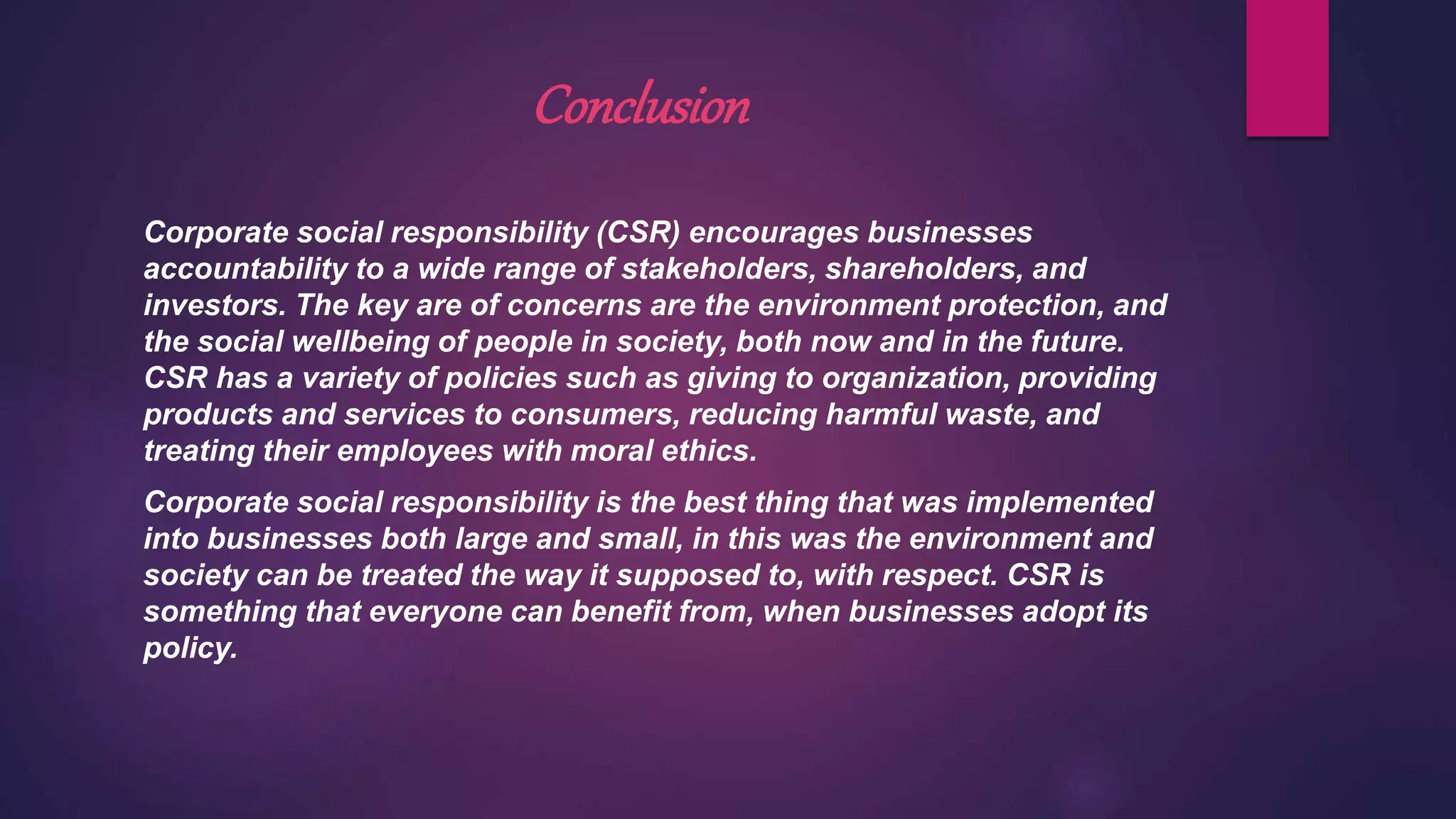 Social responsibilities of business | PPTX