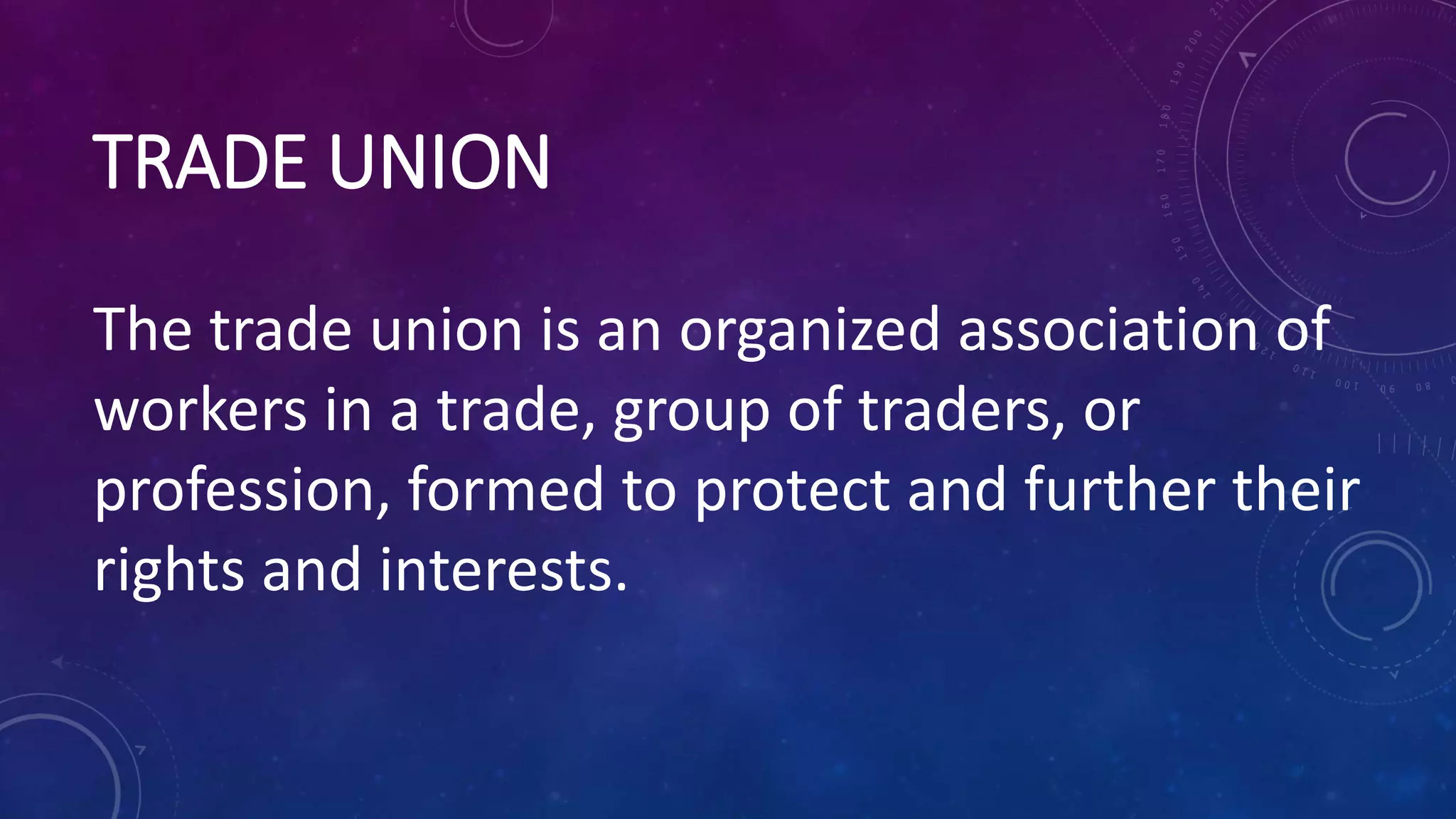Social responsibilities of trade union | PPTX