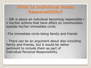 Social Responsibility | PPTX
