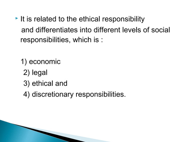 Social responsibility in tourism | PPT | Business | Business and Finance