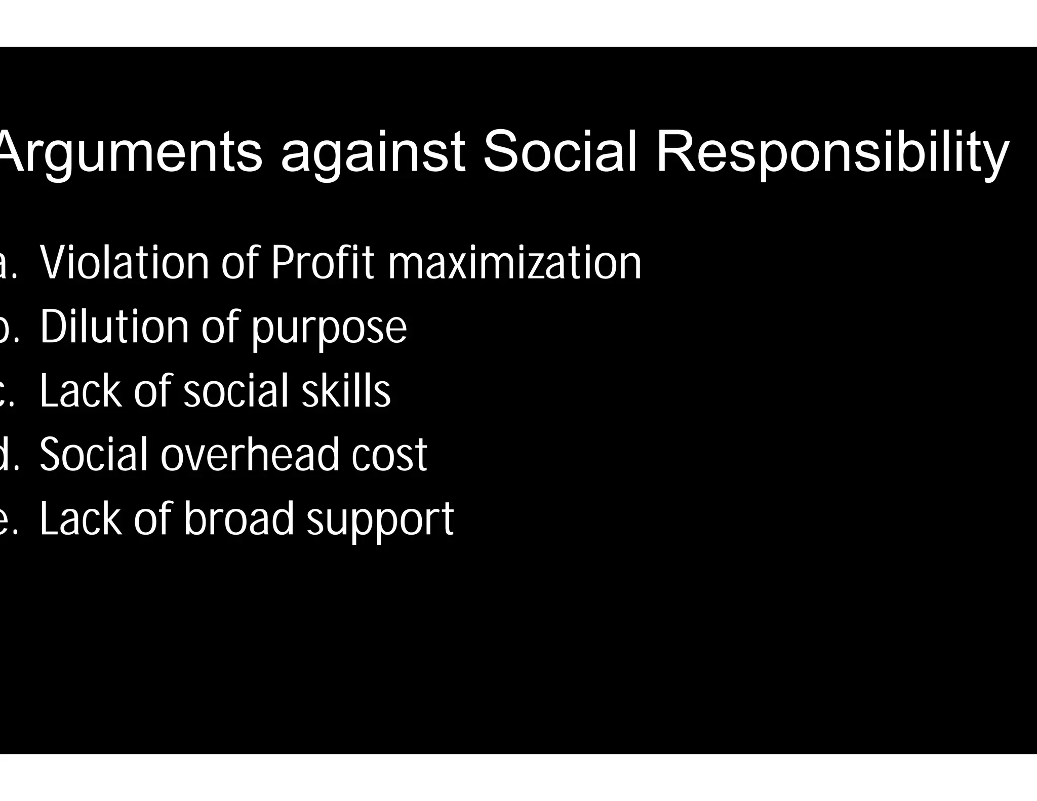 Social responsibility of Managers | PDF