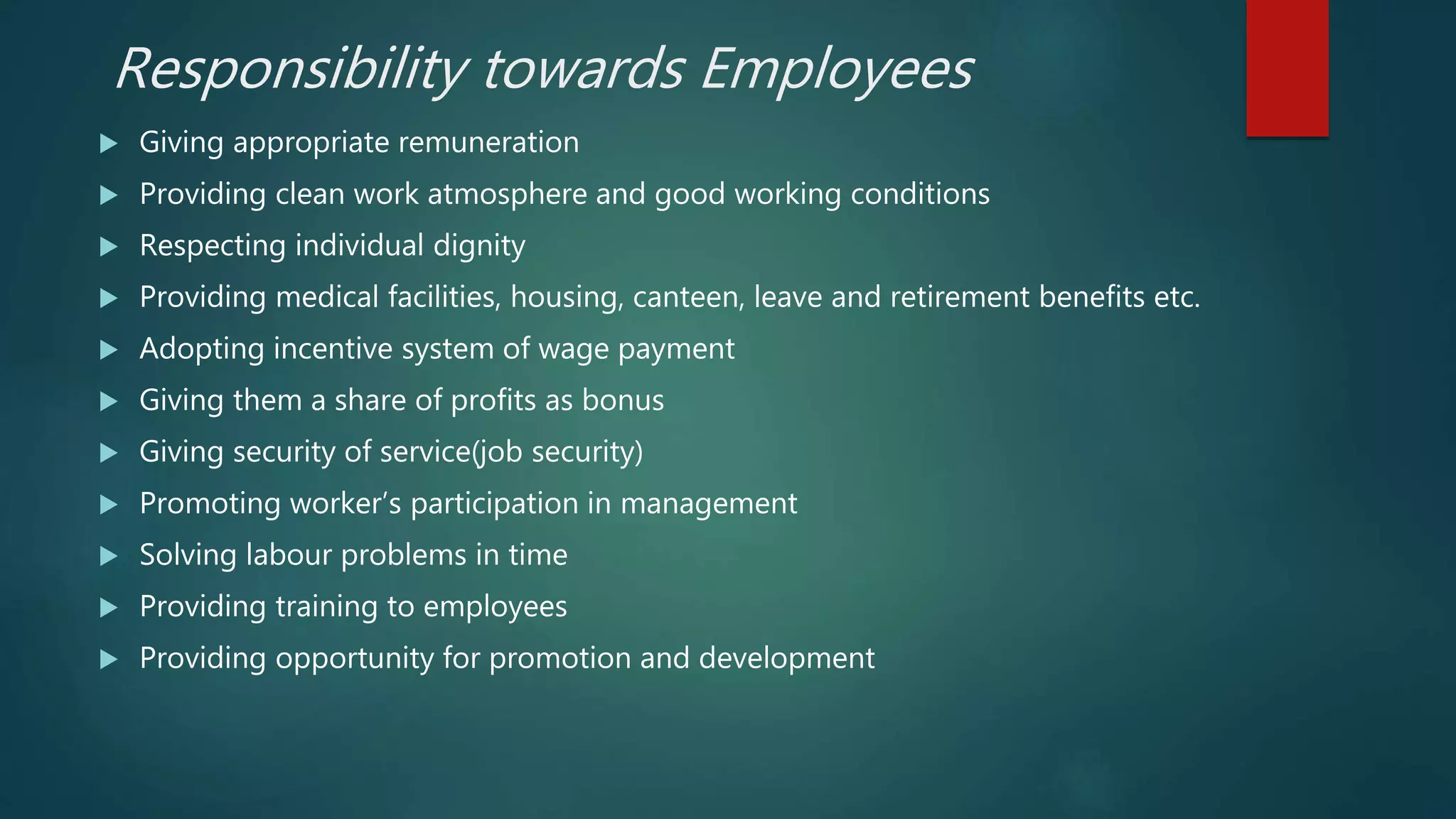 Social responsibility of business | PPTX