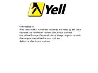 Social review - Yell | PPT