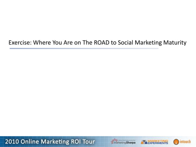 Social Road Map = Harvard 071410 | PPTX | Social Networking | Internet