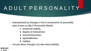 Social roles and adult personality (2) | PPT