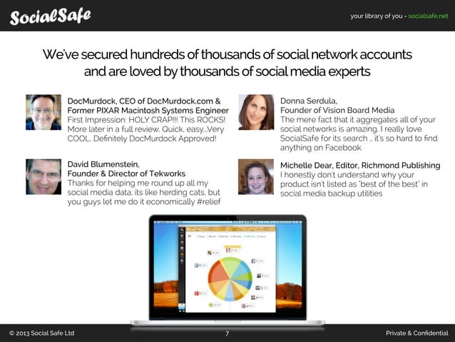 SocialSafe - what is SocialSafe? - v1 | PPT
