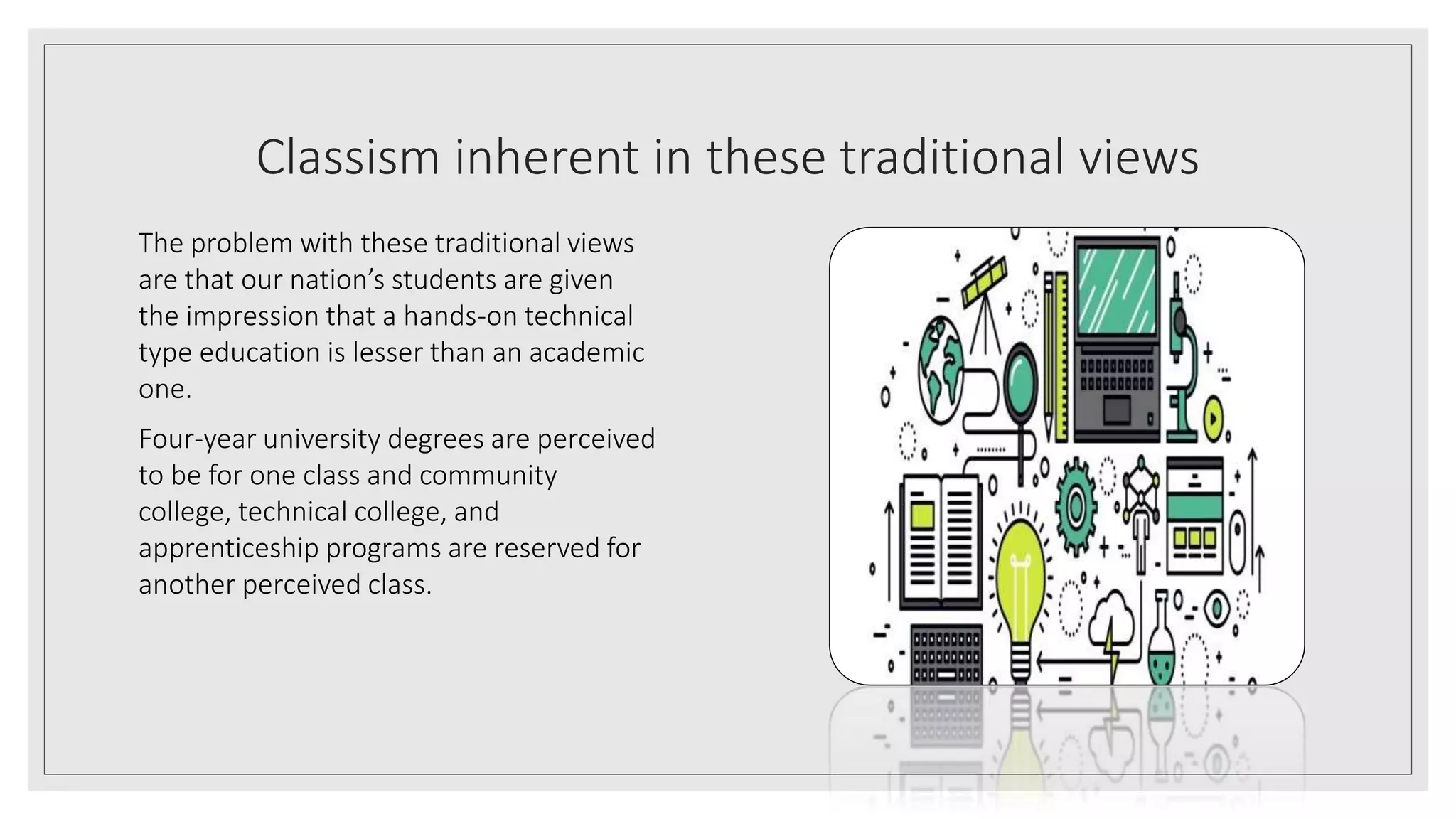 Is there classism in Education? | PPT