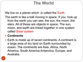 Physical Environment Of The World | PPTX