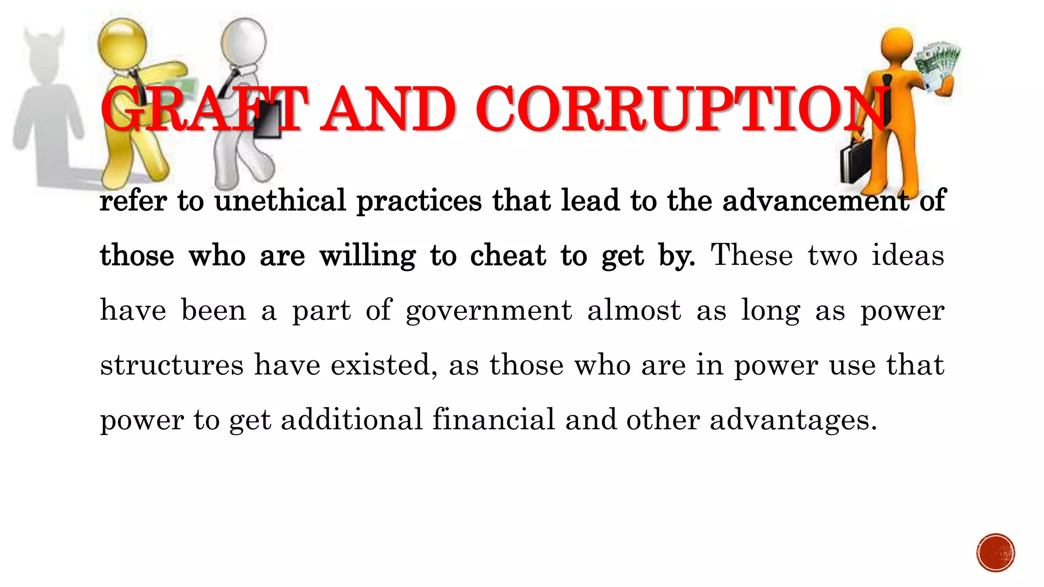 Topics: Graft and Corruption/Bribery /Cyber Crime: Should there be a ...