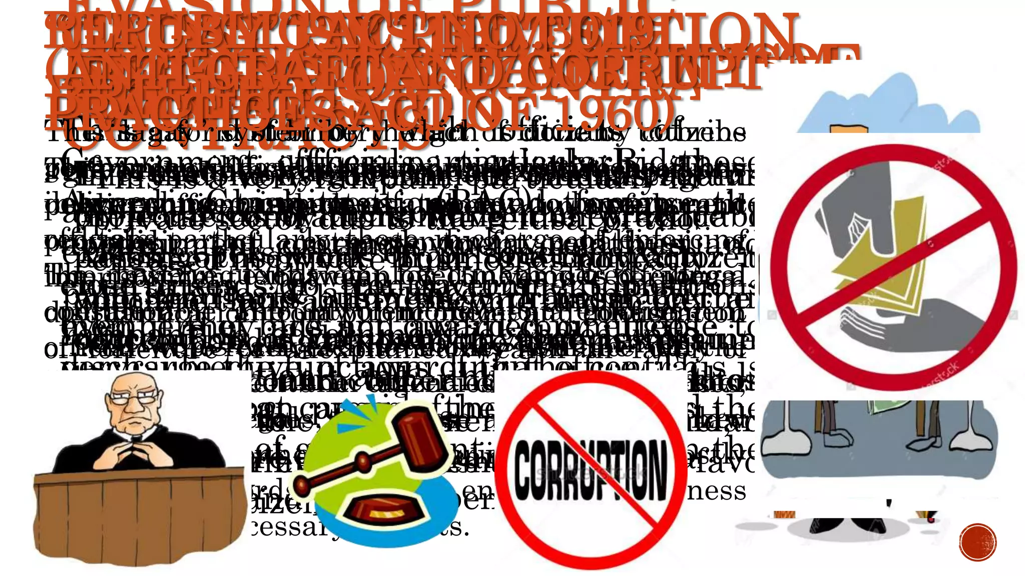 Topics: Graft and Corruption/Bribery /Cyber Crime: Should there be a ...