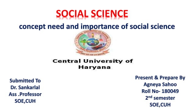 Social science | PPT