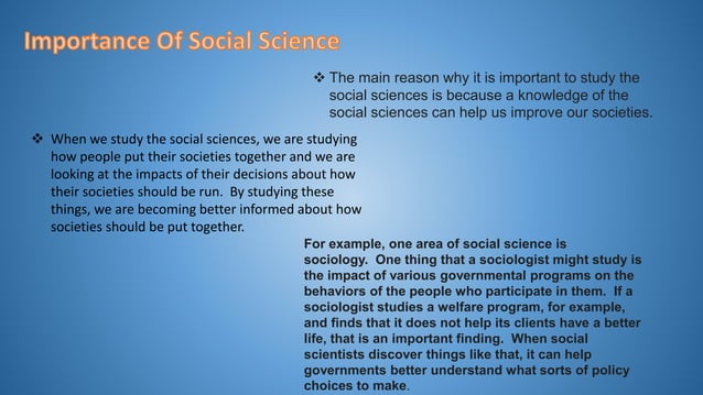 Social science | PPT
