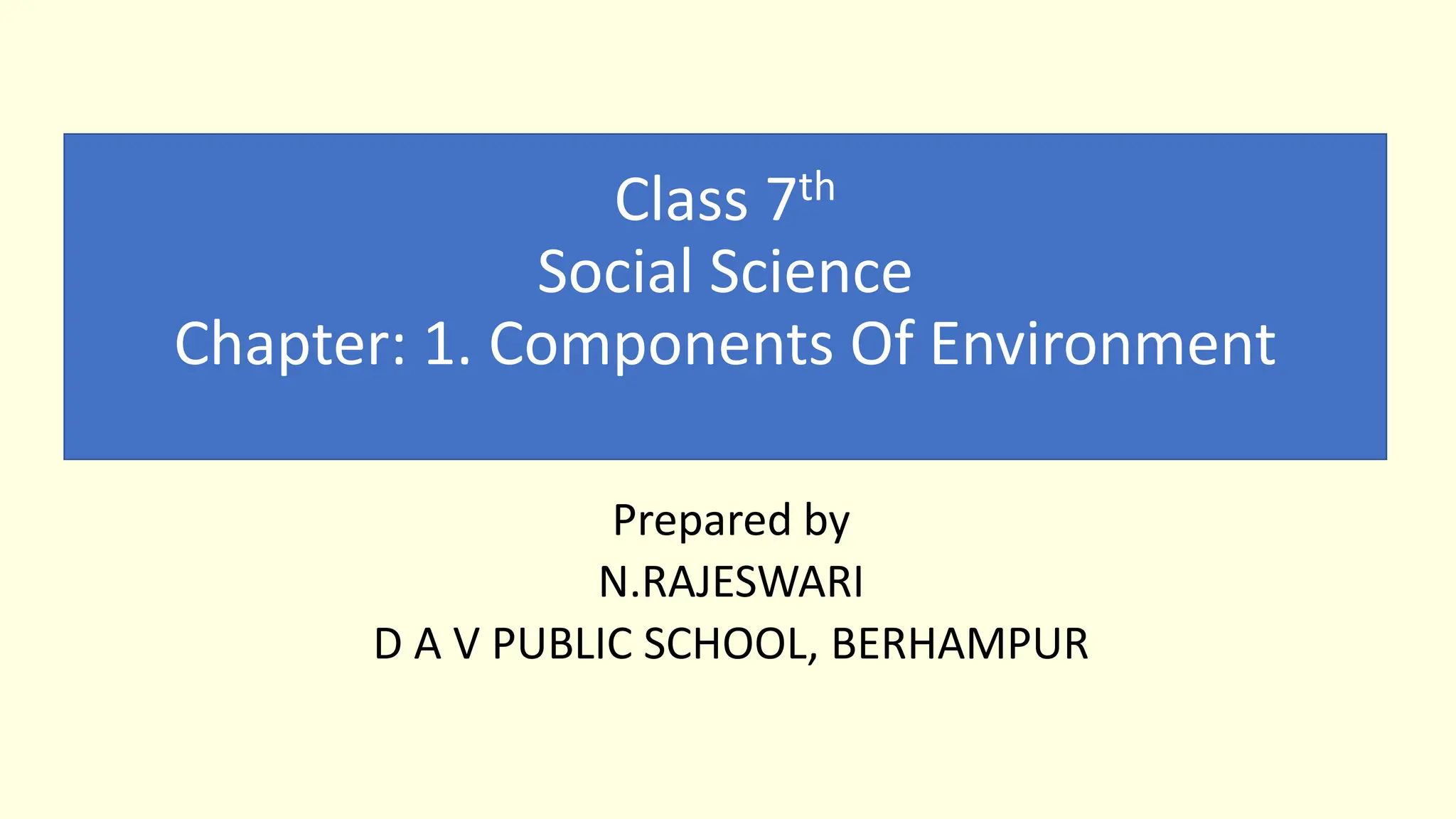 SOCIAL SCIENCE.pptx class 7 read and write | PPTX