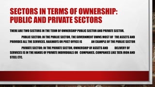 Class 10 Social Science Economics Chapter 2 Sectors of Indian Economy | PPT