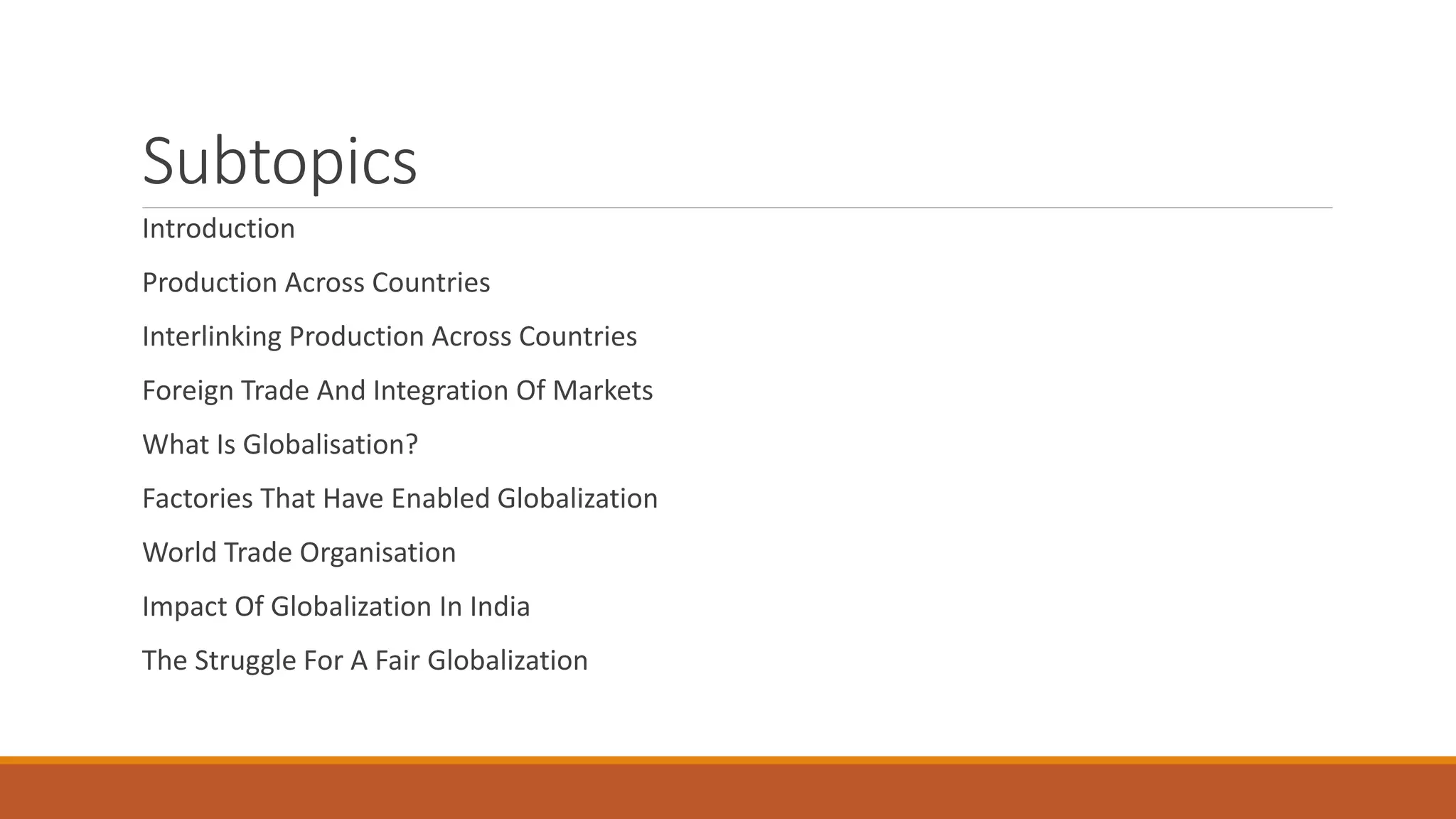 Class 10 Social Science Economics Chapter 4 Globalization and the ...