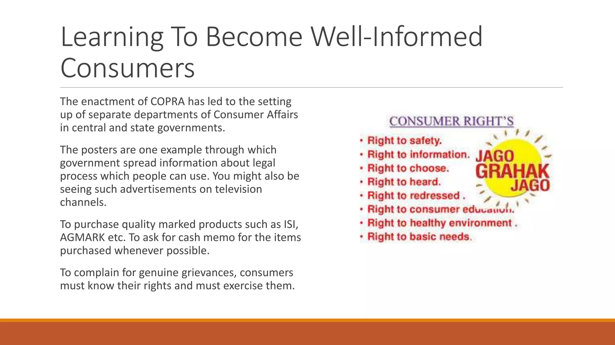 Class 10 Social Science Economics Chapter 5 Consumer Rights | PPT