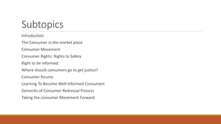 Class 10 Social Science Economics Chapter 5 Consumer Rights | PPT