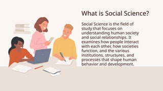 Social Science Education Presentation In Pastel Cute Ilulustrated .pptx ...