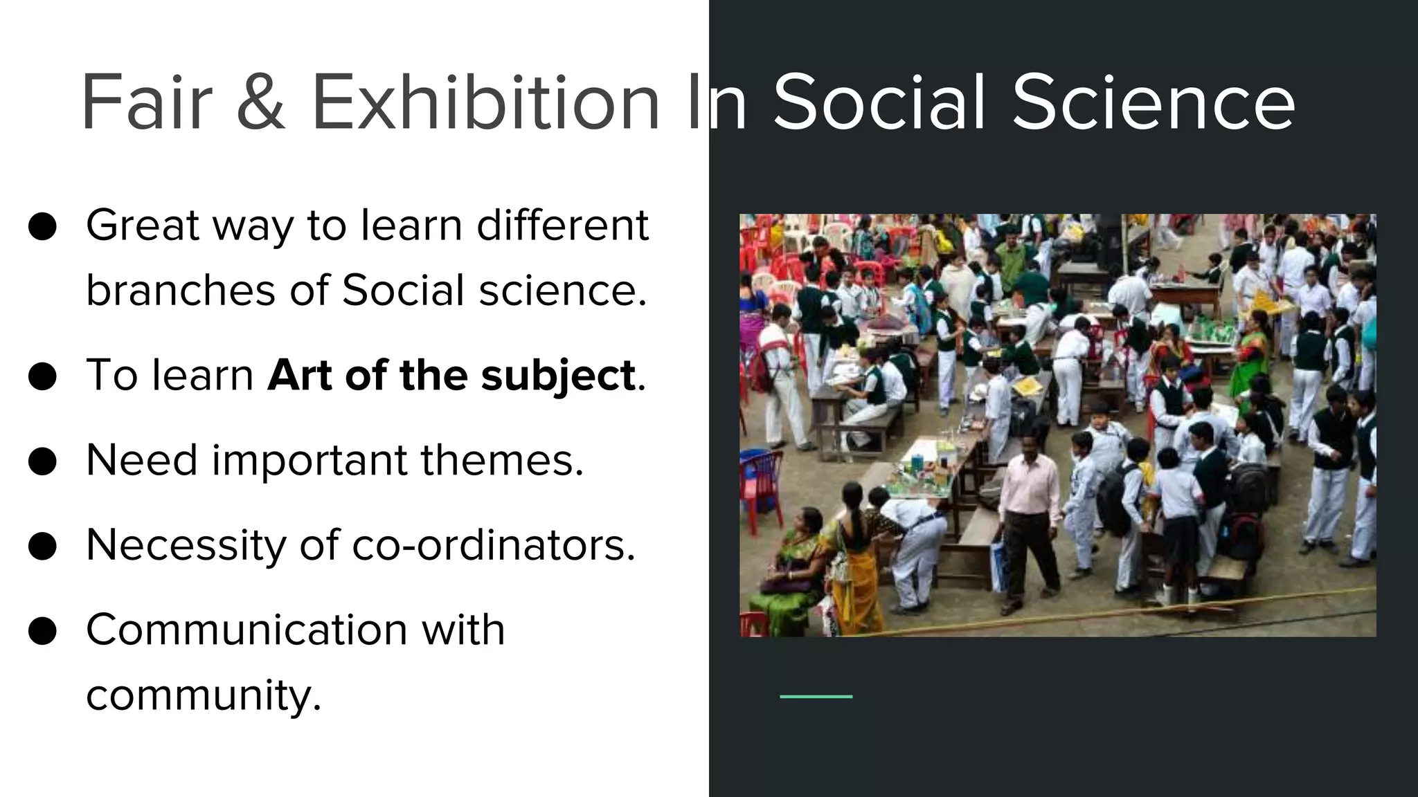 Fair and Exhibition in School (Social Science) | PPTX