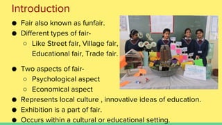 Fair and Exhibition in School (Social Science) | PPTX