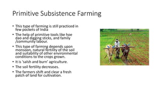 Social Science Geography Chapter 4 Class 10 Agriculture PPT | PPT