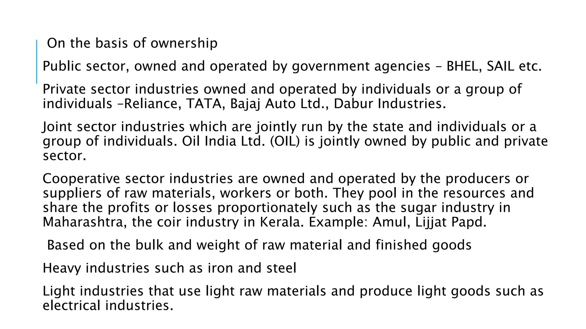 Social Science Geography Chapter 6 Class 10 Manufacturing Industries ...